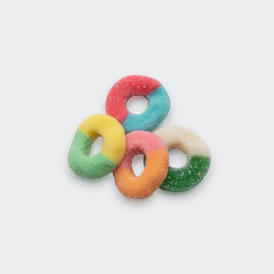 High Potency Green Apple Rings & Sour Neon Rings | Gummy 420